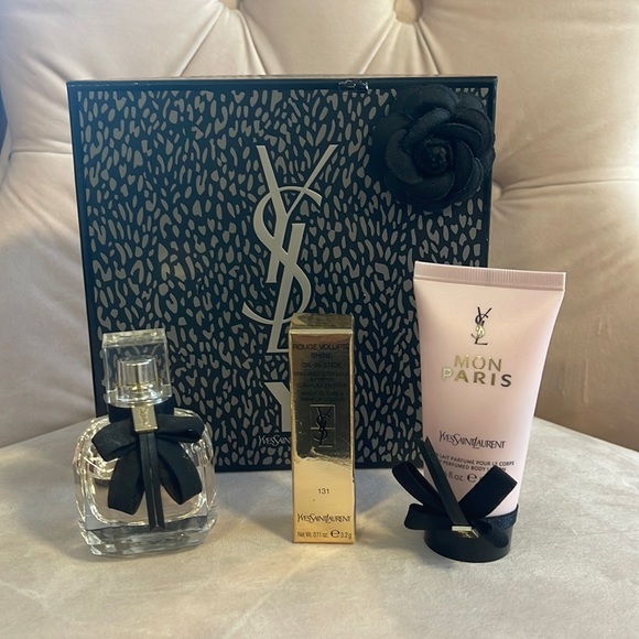 Yves Saint Laurent | Makeup | Ysl Mon Paris And Rouge Volupte Shine ...